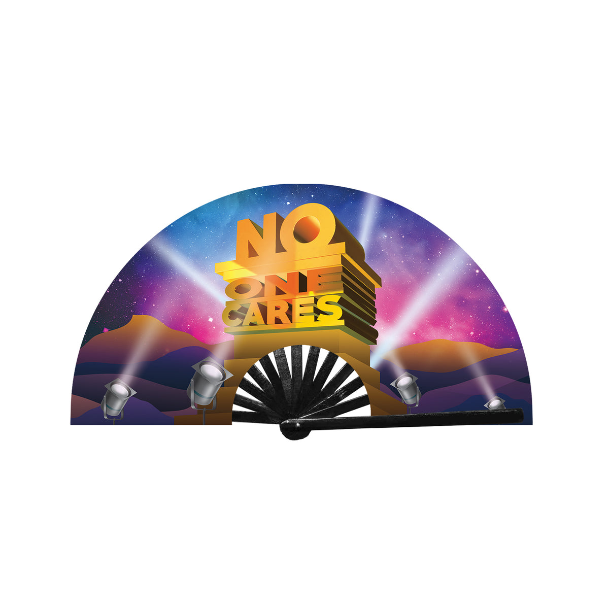 No One Cares Fan | Rave Fans, Accessories | Electric Wave